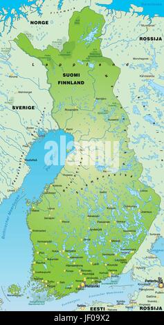 overview, finland, map, atlas, map of the world, karte, landkarte ...