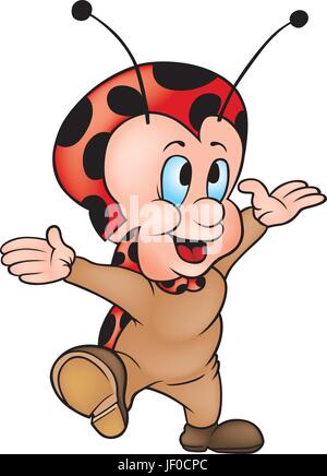 beetle, cartoon, ladybird, ladybug, laugh, laughs, laughing, twit ...