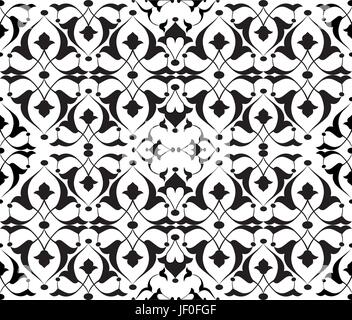 Islamic seamless oriental pattern, Abstract vector seamless ornament ...