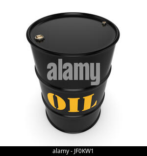 Black oil barrel Stock Photo - Alamy