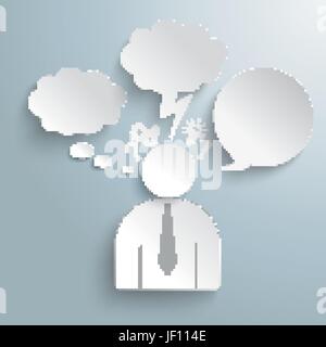 question and answer gear business bubbles communication concept vector ...