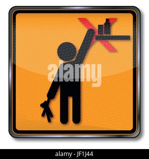 Keep Out of Reach of Children Child Kid Safety Safe Black White ...