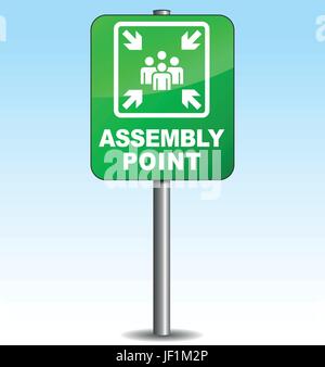 Evacuation plan icon. Simple illustration of evacuation plan vector ...