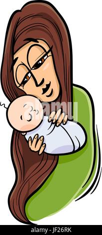 Boy and mother cartoon design Stock Vector Image & Art - Alamy