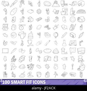 Smartwatch line icons collection. Wearable, Fitness, Fashion, Health ...
