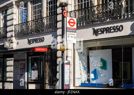 Nespresso coffee boutique store, Regent's street,London, England, U.K ...