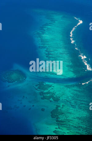 Aerial photo of Tonga, South Pacific Stock Photo - Alamy
