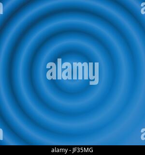 Circular pattern with concentric circles. Faded overlapping circle ...