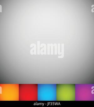 Shaded backdrop in 6 color. Empty colorful background Stock Vector ...