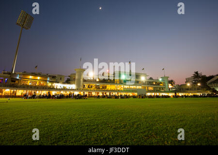 Mumbai Brabourne India Cricket Club stadium with city commercial centre ...