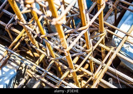Rebar, construction material in Nepal Stock Photo - Alamy