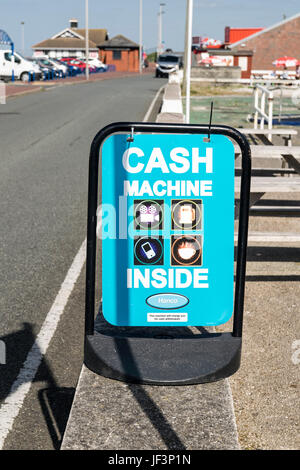 Cash Machine Sign Stock Photo - Alamy