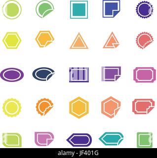Announcement hexagon Badge template design illustration Stock Vector ...