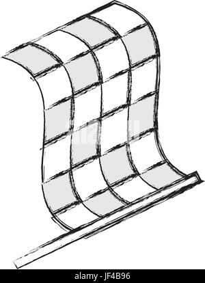 Winner crossed the finish line sketch icon Stock Vector Image & Art - Alamy