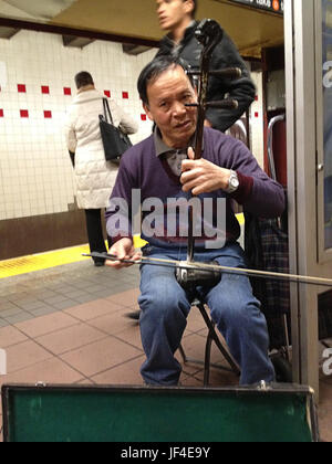 Subway performers in New York City Stock Photo - Alamy