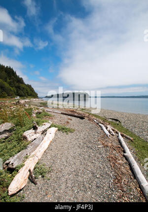 Bywater Bay in Shine Tidelands State Park, Washington, USA Stock Photo ...