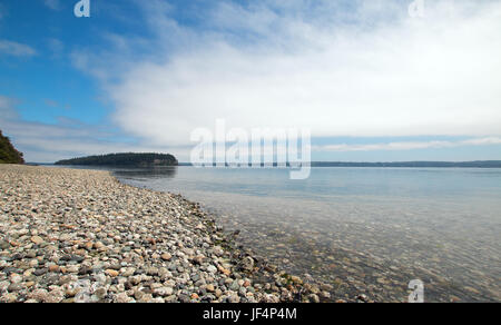 Bywater Bay in Shine Tidelands State Park, Washington, USA Stock Photo ...