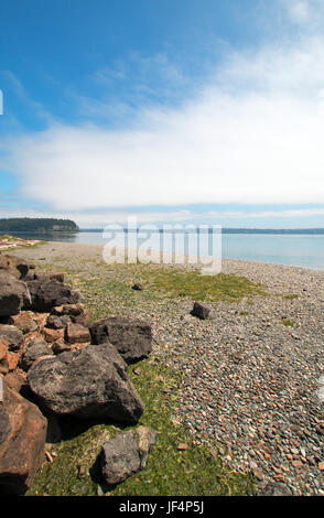 Bywater Bay in Shine Tidelands State Park, Washington, USA Stock Photo ...