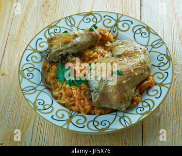 Poulet de Comores .Comorian Chicken - cuisine Comoros Stock Photo - Alamy