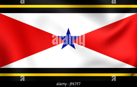 3D Flag of the Akha People. Close Up Stock Photo - Alamy