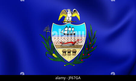 3D Allegheny County coat of arms (Pennsylvania), USA. 3D Illustration ...