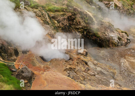 Bolshoy Big Geyser in Valley of Geysers Stock Photo - Alamy