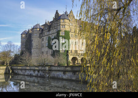 Neuenstein Castle, Neuenstein, Hohenlohekreis, Baden-Wuerttemberg ...