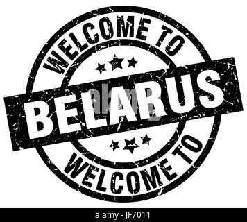 welcome to Belarus black stamp Stock Vector Image & Art - Alamy