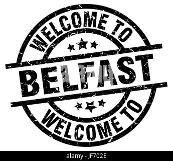 welcome to Belfast black stamp Stock Vector Image & Art - Alamy