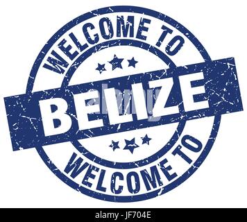 Belize sign. welcome to Belize blue sticker Stock Vector Image & Art ...