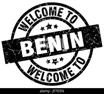 welcome to Benin black stamp Stock Vector Image & Art - Alamy