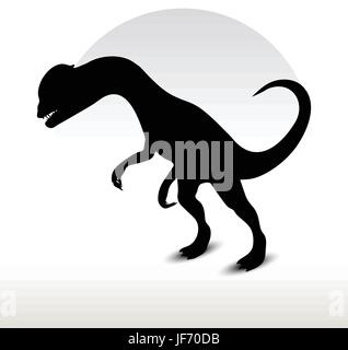 Vector Image - dinosaurs dilophosaurus isolated on white background Stock Vector Image & Art - Alamy