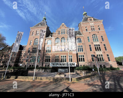 The Tropenmuseum located on Linnaeusstraat in Amsterdam showcases ...