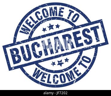 welcome to Bucharest blue stamp Stock Vector Image & Art - Alamy