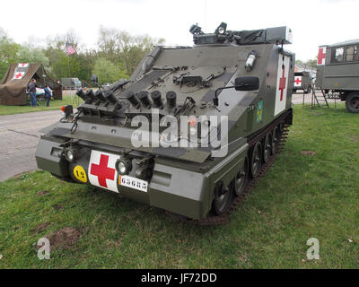 The CVRT Samaritan ambulance of the Belgian Army is a tracked vehicle ...