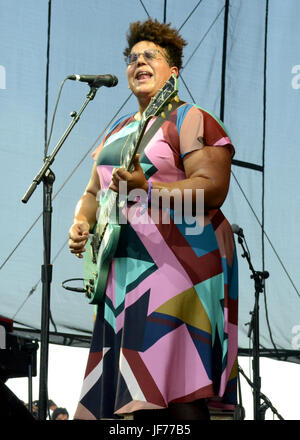 Brittany Howard singer Alabama Shakes performs onstage during Arroyo ...
