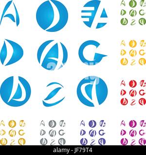 Collection of pictograms and logos Stock Vector Image & Art - Alamy