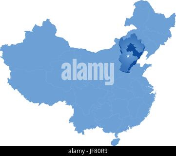 Map of Shijiazhuang, Hebei, China Stock Vector Image & Art - Alamy