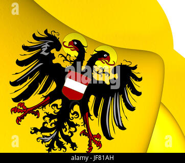 National Flag of the Holy Roman Empire (of Germany) created in grunge ...