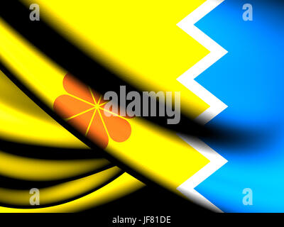 Vina Del Mar City Flag, Chile, Isolated On White Background Stock Photo ...