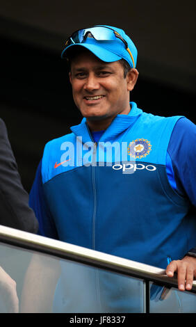India head coach Anil Kumble Stock Photo - Alamy