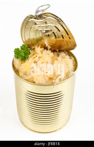 sauerkraut in a tin can Stock Photo - Alamy