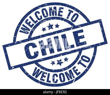 welcome to Chile orange round ribbon stamp Stock Vector Image & Art - Alamy