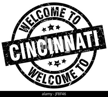 welcome to Cincinnati black stamp Stock Vector Image & Art - Alamy
