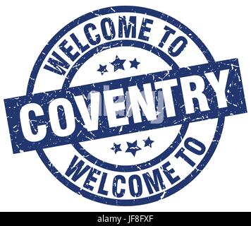 welcome to Coventry blue stamp Stock Vector Image & Art - Alamy