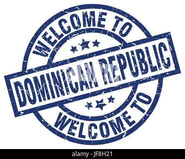 Welcome to Dominican Republic stamp. Dominican Republic round sign ...