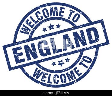 England sign. welcome to England orange sticker Stock Vector Image ...