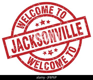 Jacksonville stamp. welcome to Jacksonville red sign Stock Vector Image ...