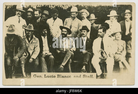 A portrait of General Lucio Blanco, a key figure in the Mexican ...