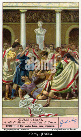 44 BC IDES OF MARCH ASSASSINATION MURDER DEATH OF ROMAN EMPIRE DICTATOR JULIUS CAESAR ...